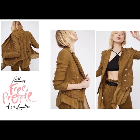 Free People | Jackets & Coats | Nwt Free People Military Blazer | Poshmark